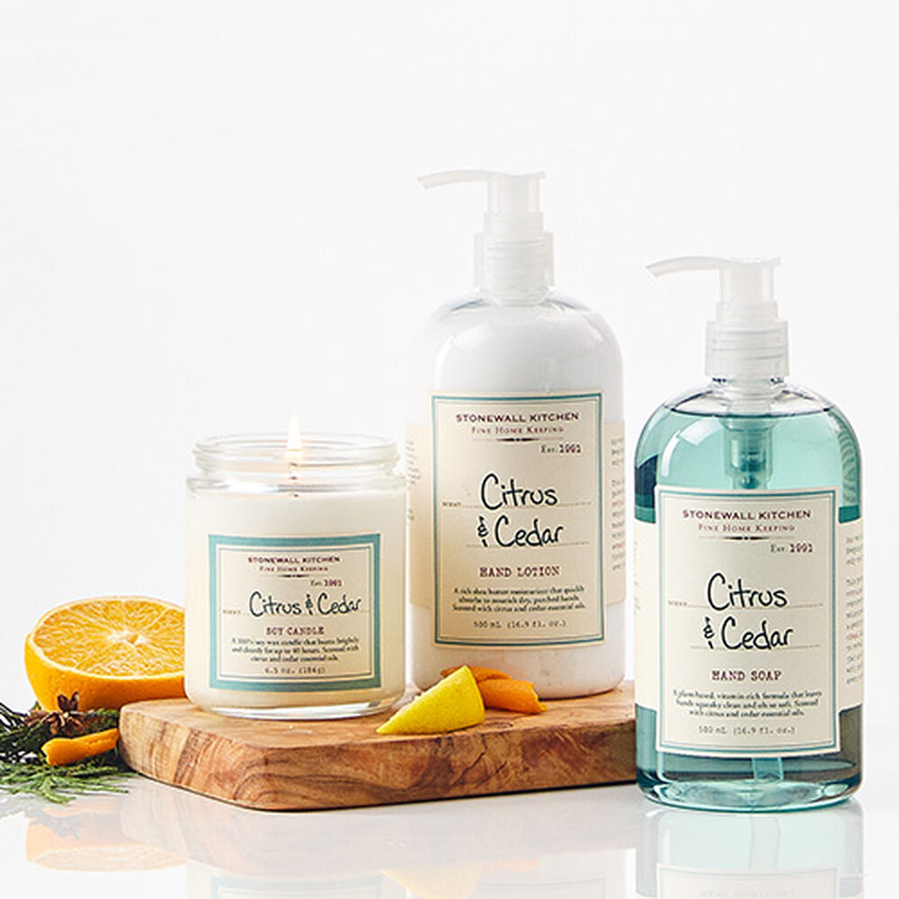 Citrus & Cedar Hand Soap & Lotion – TULLIA SAGE